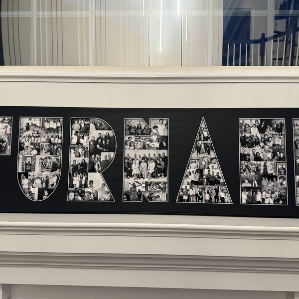 Photo Collage Digital File for Printing - X50 Pics - Custom Designed ...