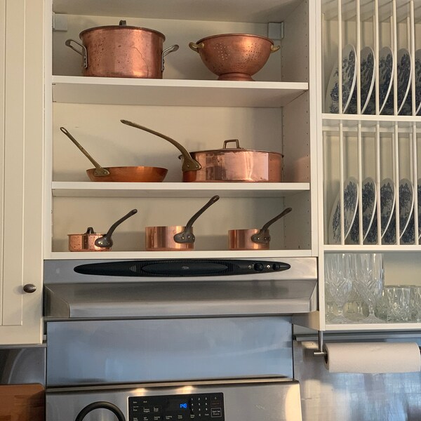 Antique French Copper Braising Pan Daubiere Stew Stock Roasting Pot ...