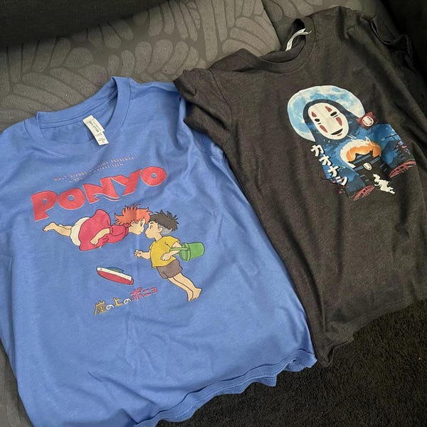 Ponyo Est 2008 Shirt, Goldfish Ponyo, Ghibli Shirt, Hayao Miyazaki ...