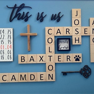 Large Key Wall Decor, Rustic Key Wall Decor, Key Decor, Farmhouse ...