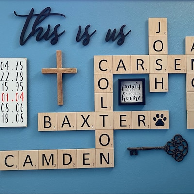 Large Key Wall Decor, Rustic Key Wall Decor, Key Decor, Farmhouse ...