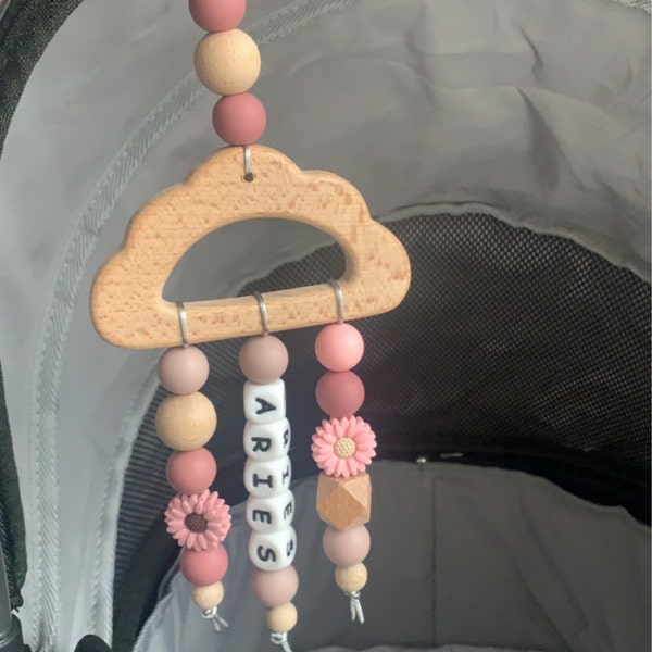 Personalised Handmade Stroller / Pram / Car Seat Sensory Toy ...