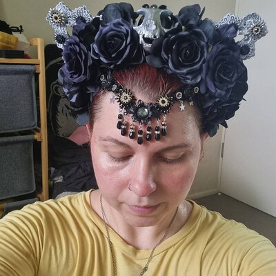 Aries Crown Zodiac Signs Celestial Headband Festival Fashion Gold Horns ...