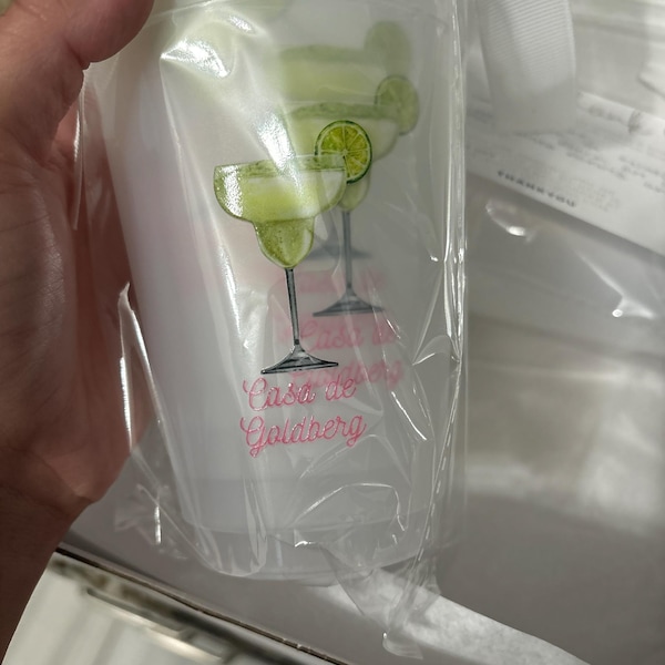 PERSONALIZED Summer Party Cups | La Dolce Vita Party | Personalized ...