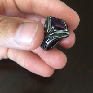 The Necromancer Ring, One of the Nine Rings of Men, Officially Licensed ...