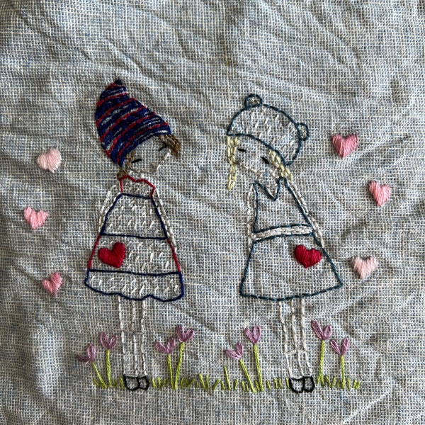 Friends Hand Embroidery Pattern Pdf - Etsy
