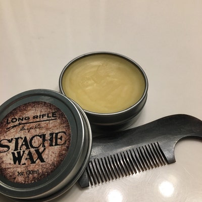 Stache Wax 1 Oz All Natural Mustache Wax Strong Hold - Etsy
