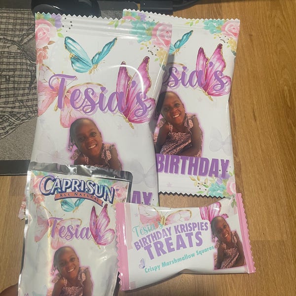 Handmade Custom Party Favor Bundle, Custom Party Labels, Custom Party ...