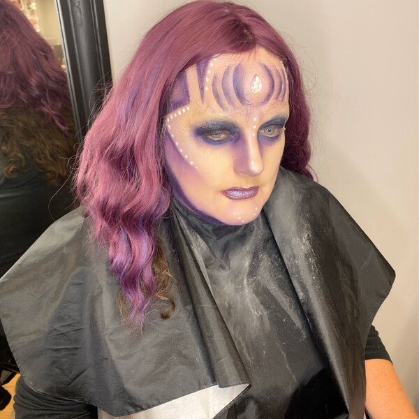 Alien Head Silicone Prosthetic, Sci-fi, Halloween, Cosplay, Horror, SFX ...