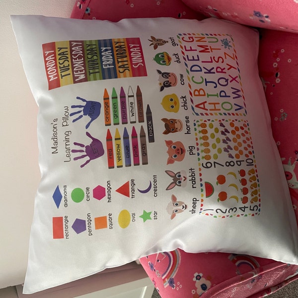 Learning Pillow PNG English Learning Pillow Educational Pillow ...
