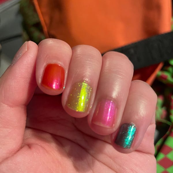 Dewdrop, 6ml and 15ml 21-free Indie Nail Polish, Milky Pastel Green ...