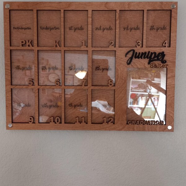 My First Year, Baby Monthly Photo Picture Frame, Newborn Picture Frame ...