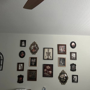 Dark Academia Decor Prints Aesthetic Wall Art Set, Vintage Gothic ...