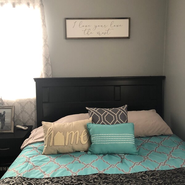 Master Bedroom Sign | I Love Your Love the Most | Master Bedroom Decor ...