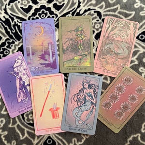 Tarta Marchewkowa Talia Kart Tarota - Etsy