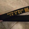 Custom Embroidery Black Belt for Martial Arts, Taekwondo, Karate, Moodukkwan, 2" Black Belt ...