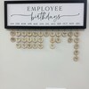 Employee Birthday Calendar, Workplace Decor, Workplace Sign, Boss Gift ...