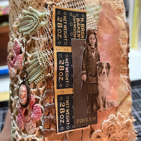 Handmade Envelope Junk Journal- Junk Journal- Hinge Closure- Paper ...