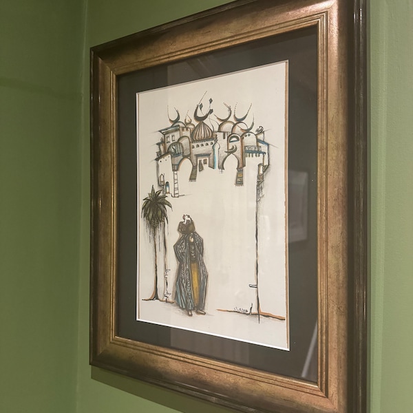 Original Iraqi Art. Acrylic on Canvas Board 25 by 30 Cm. Arabian Art ...