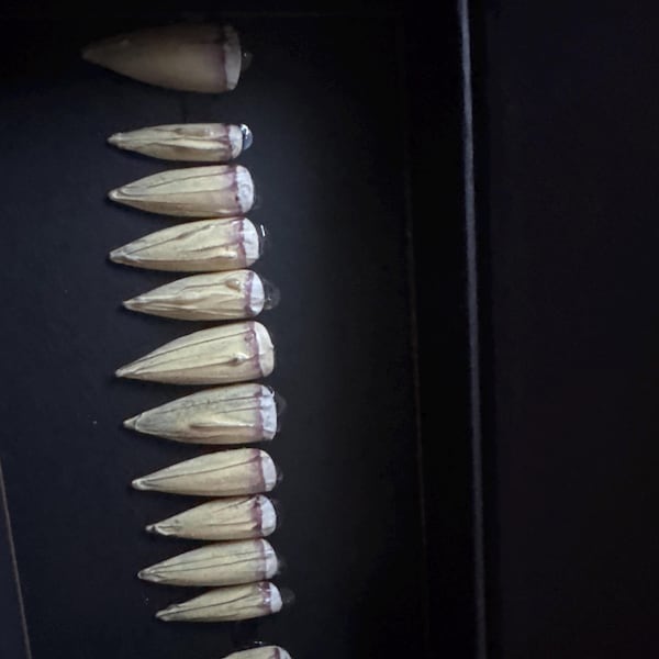 Sci-fi Cyberpunk Press-on Nails, Futuristic Claws, Reusable Costume ...