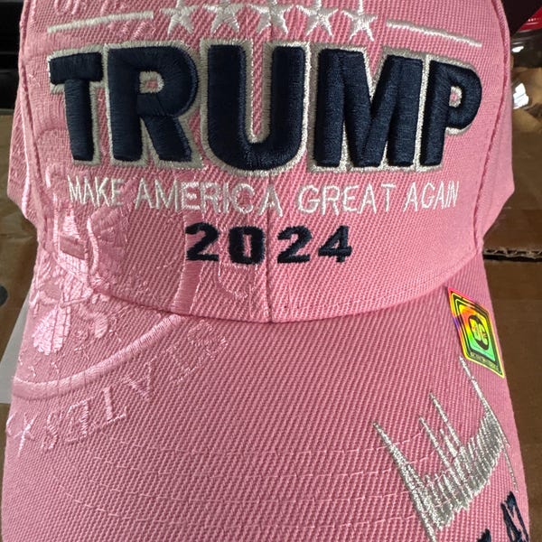 Trump 2024hat MAGA President Donald Trump Hat Cap Bling Diamond USA ...