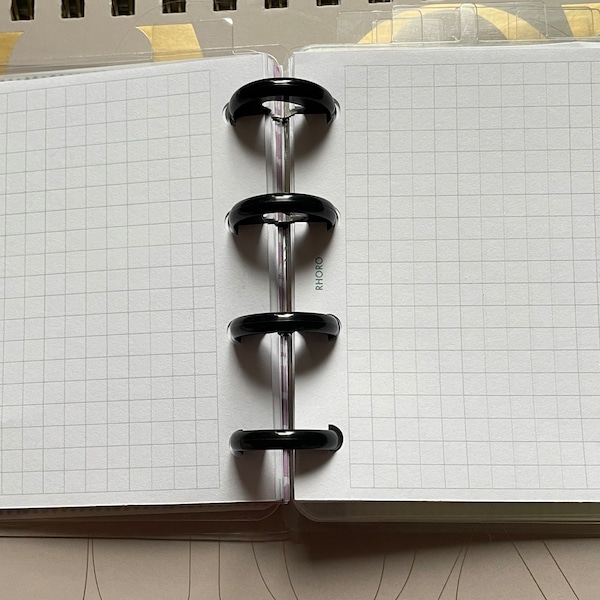 Micro Happy Planner Notes Inserts Grid Lines Dot Dotted Set, Printable ...