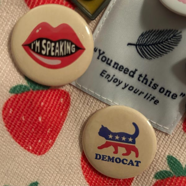 Kamala 2024 Assorted Button Pack 5 Mini Buttons, Pins 2024 Election I'm ...