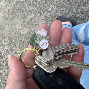 Monstera Green Leaves Keychain for Girls - Etsy