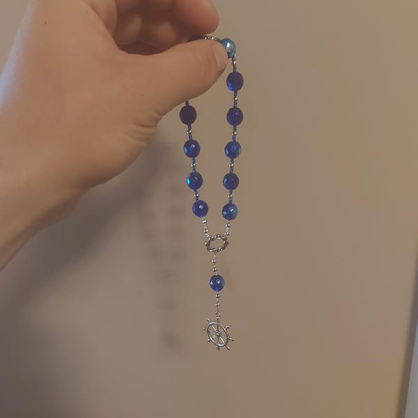 Perun Prayer Bead Necklace in Garnet: Slavic God of Thunder, Fertility ...