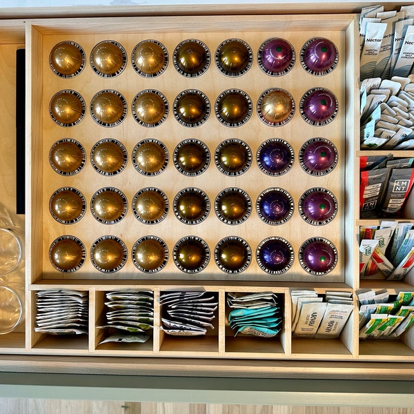 Nespresso Original Drawer Organizer Made From Solid Maple or Walnut ...