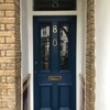 Frosted Fanlight Door Number, Etched Glass House Number, Victorian ...