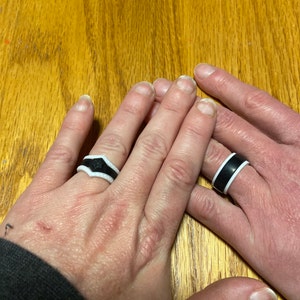 Rinfit Matching Silicone Rings for Couples Silicone Wedding - Etsy