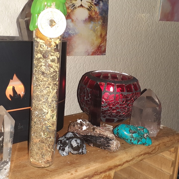 Prosperity Spell Jar, Good Luck Spell, Good Fortune Jar, Abundance ...