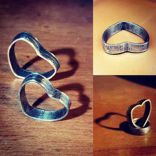 Coin Ring Pocket Heart Maker - Etsy