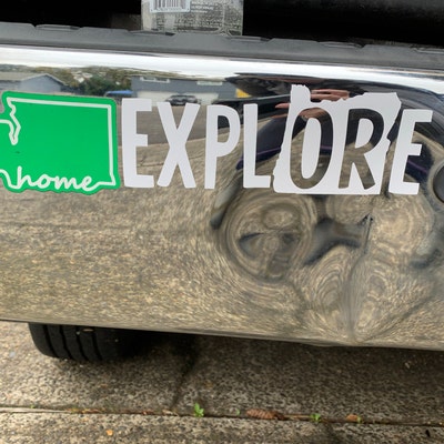 Explore Oregon Vinyl Decal - Etsy