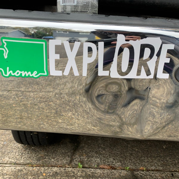 Explore Oregon Vinyl Decal - Etsy
