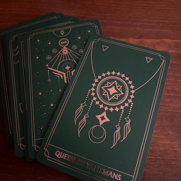 LIMITED EDITION Fortuna Tarot Deck Opal Omen | Minimalistic Cards ...