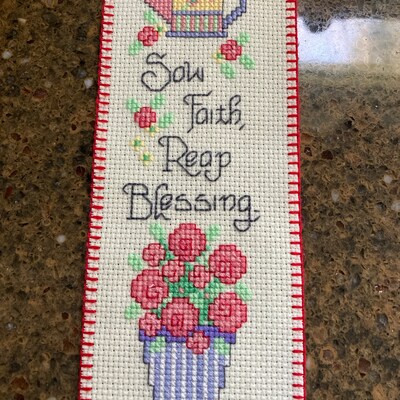 16ct Blank Aida Cross Stitch Bookmarks Set of 3 - Etsy