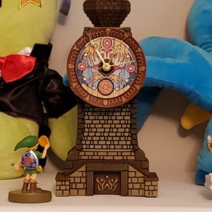 Zelda Clock Tower Majora's Mask Working Clock Legend of Zelda - Etsy