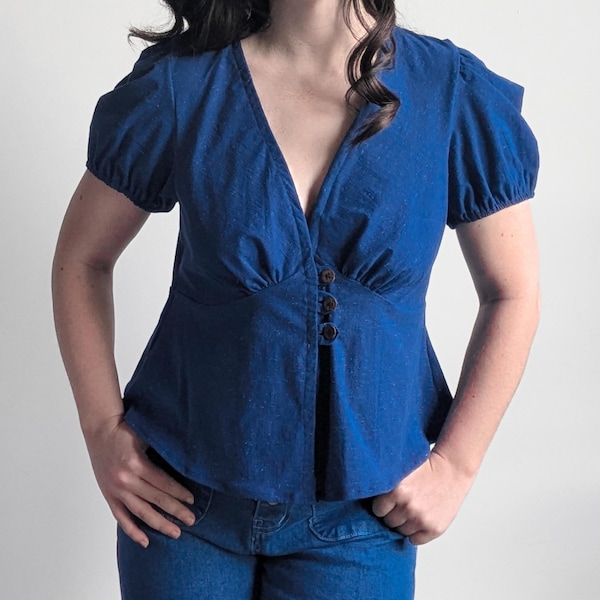 Backless Ruffle Crop Top Sewing Pattern: Beginner Friendly (XS-XL) (PDF ...