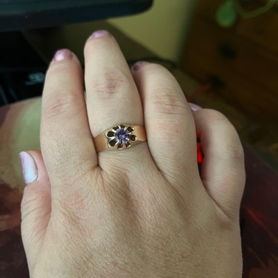 1965 Class Ring 10k Gold Ripon High School m P Initials Size 6.75 / N ...