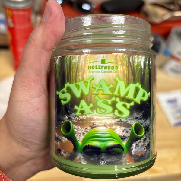 Fionas Fairytale shrek Candle Gift for Her Cotton Candy Soy Candle ...