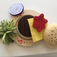 Felt Food Summer Cookout Set Sewing Pattern PDF - Etsy UK