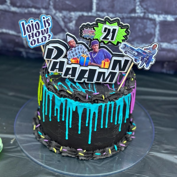 3D handmade FNF Cake Topper and 2pcs Mini Topper / Cupcake Topper ...