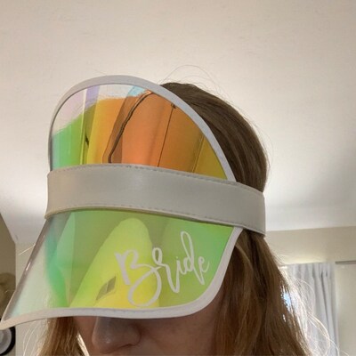 Personalized Holographic Visor for Bachelorette Party, Birthday Party ...