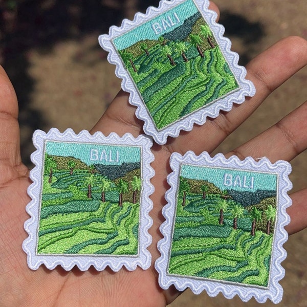 Bali Patch- Indonesia- Travel Patches- Iron on Patch- Traveler Souvenir ...