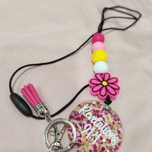 Groovy Sparkly Lanyard Personalized Lanyard for Badge 80's Lanyard ...