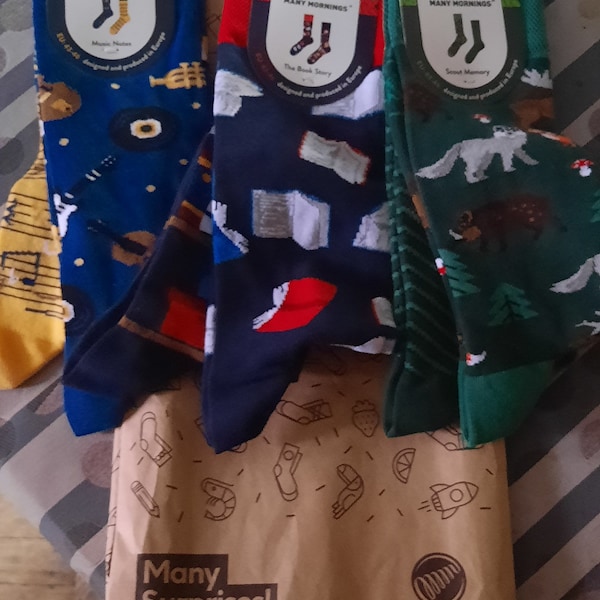 Music Socks From MANY MORNINGS, Women's Socks, Men's Socks, Mismatched ...