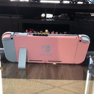 Custom Baby Pastel Pink and Blue Nintendo Switch Back Plate OLED ...