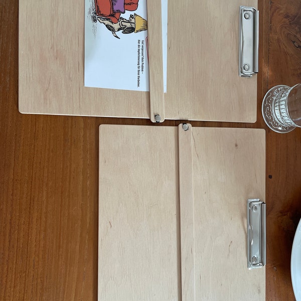 Knitting Chart Keeper- Handmade, 1 Pcs Wooden Pattern Holder ...